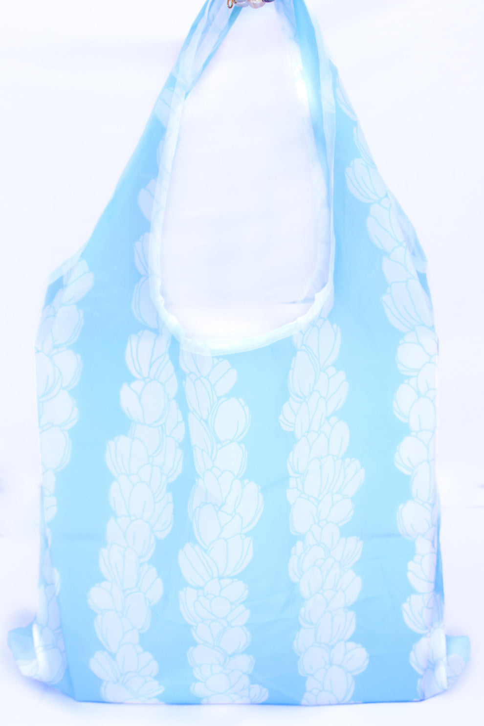 Pikake Reusable Shopping Bag - Blue – Mai Favorite Things